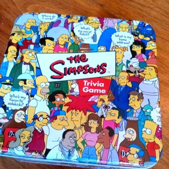 Simpsons | Games | Vintage The Simpsons Trivia Game | Poshmark